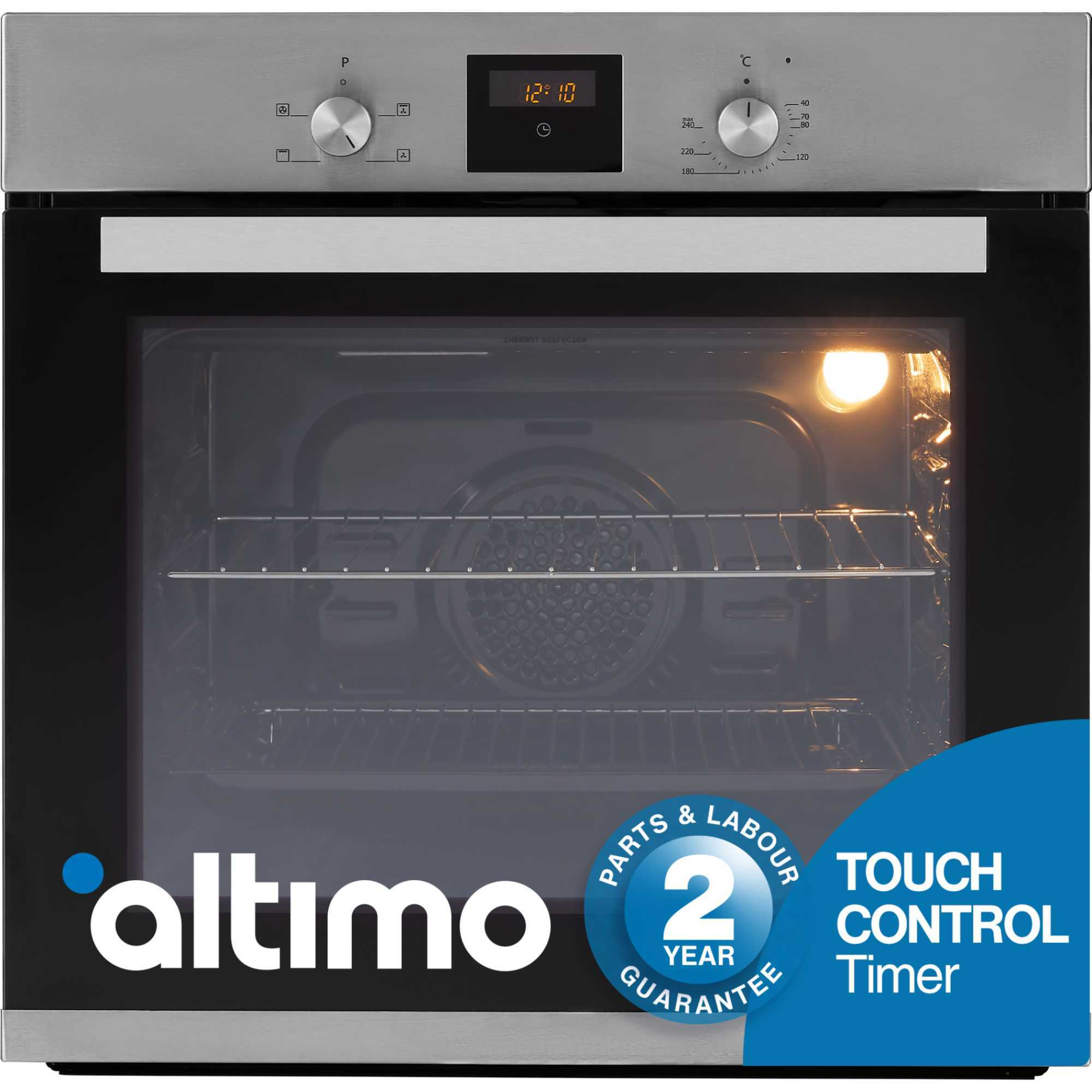Altimo BISOF3SS Built-In Single Electric Fan Oven – Walkers Studios Ltd